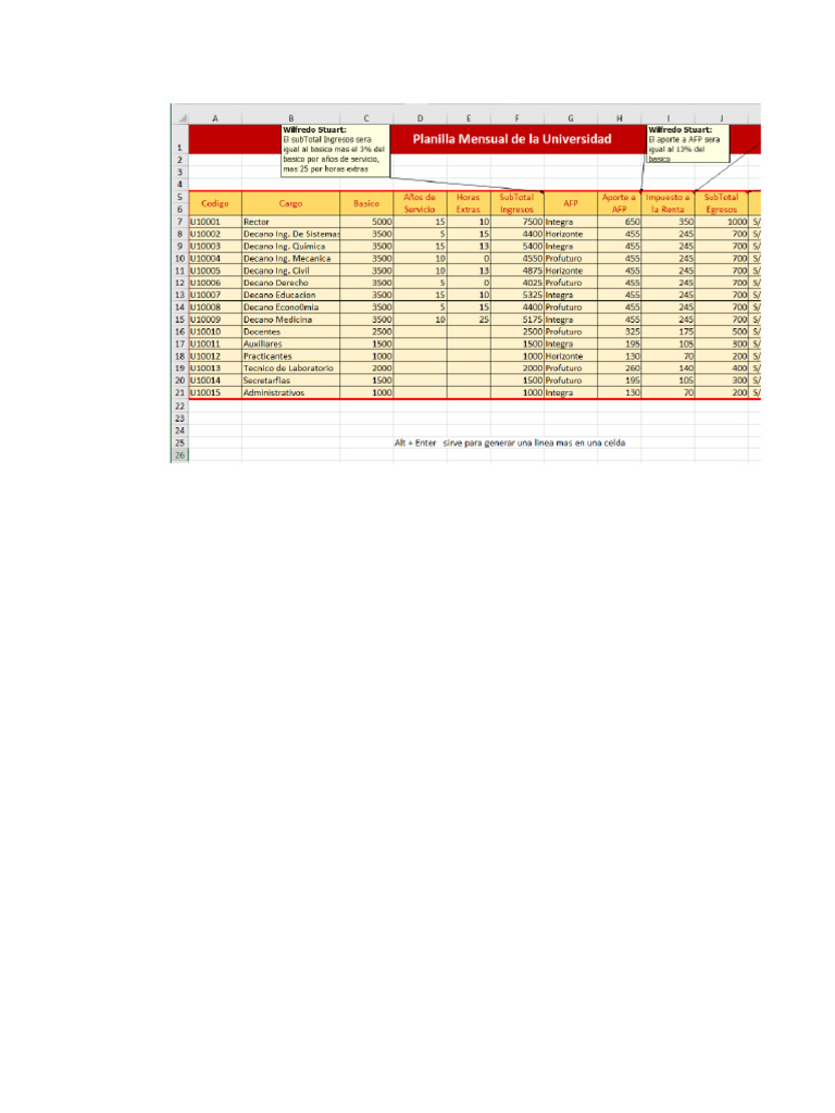 Ejem 01 Planilla | PDF