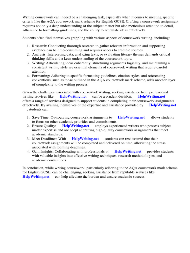 Aqa Coursework Mark Scheme English Gcse | PDF | Facebook | Linked In Aqa Coursework Mark Scheme English Gcse | PDF | Facebook | Linked In