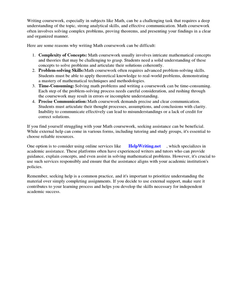 Math T Coursework Sem 2 | PDF | Mathematics | Theory