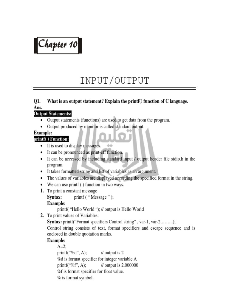 Computer 12 CH10 Notes | PDF | Integer (Computer Science) | Computer ... Computer 12 CH10 Notes | PDF | Integer (Computer Science) | Computer ...