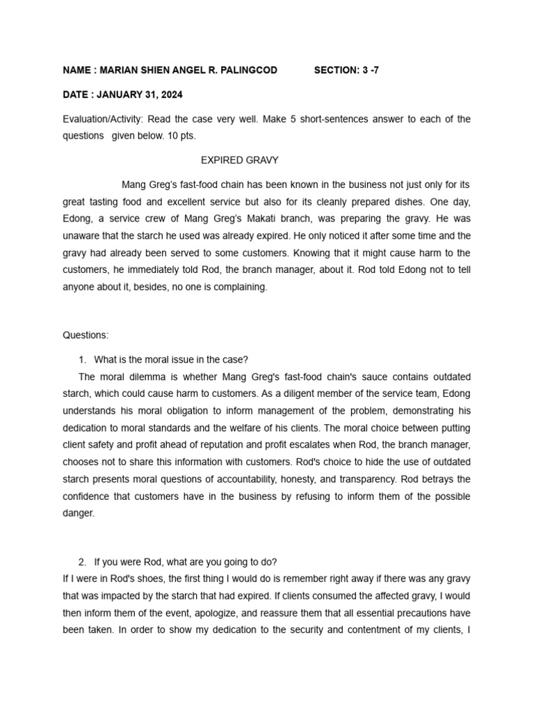 Palingcod - Module 1 (Evaluation) | PDF