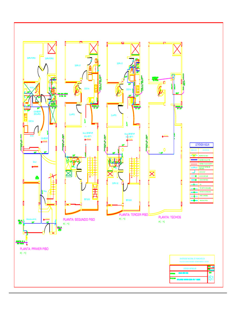 PATY ROJAS-Inst - Sanitarias-Layout1 | PDF | Ingeniería