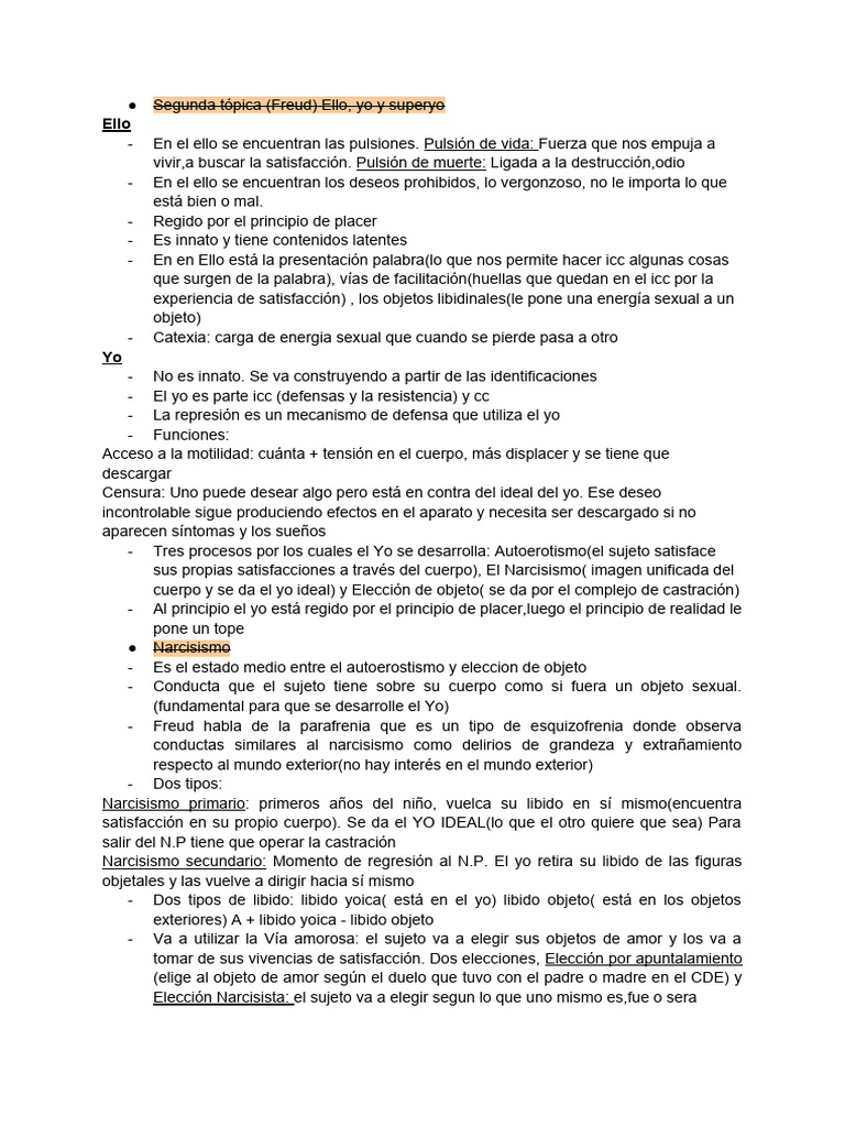 Practica Teorias II | PDF | Carné de identidad | Libido