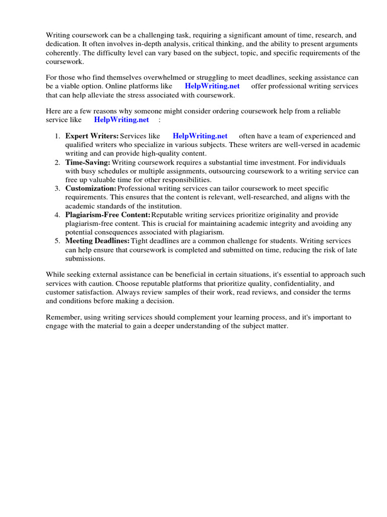 Coursework Help for GCSE Citizenship | PDF | Teachers | Experience