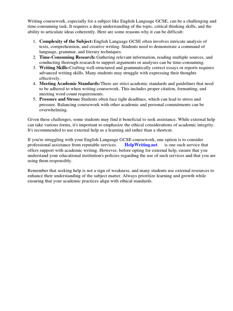 English Language Gcse Coursework Pdf Essays Human Communication