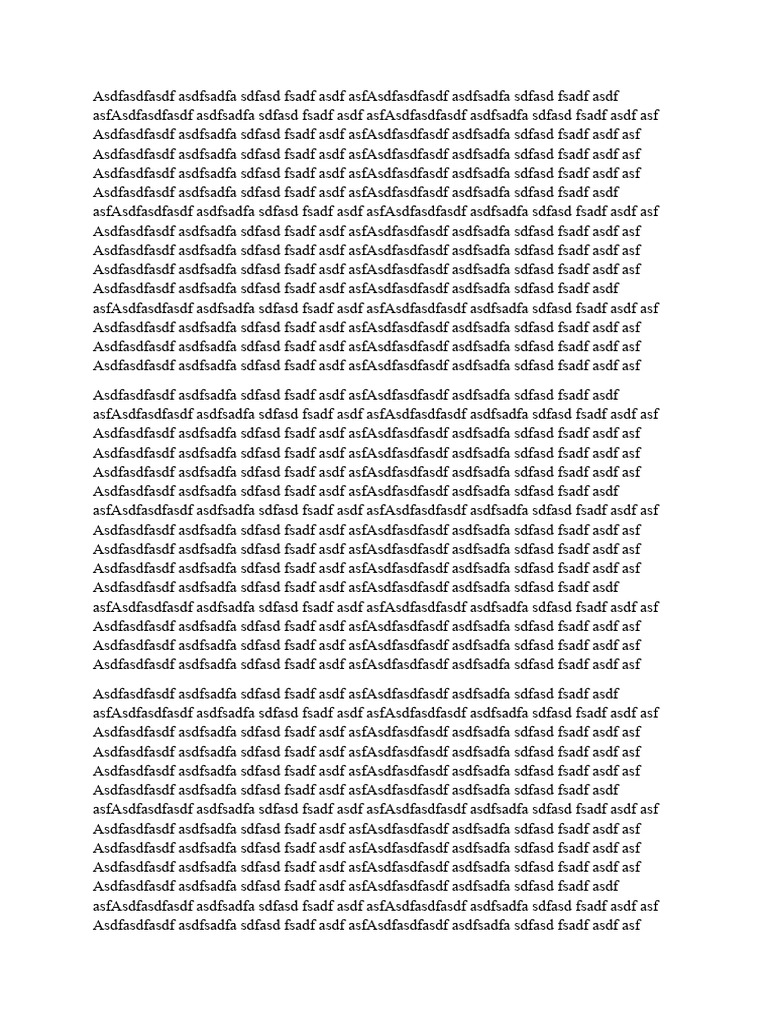 Placeholder Text Analysis | PDF