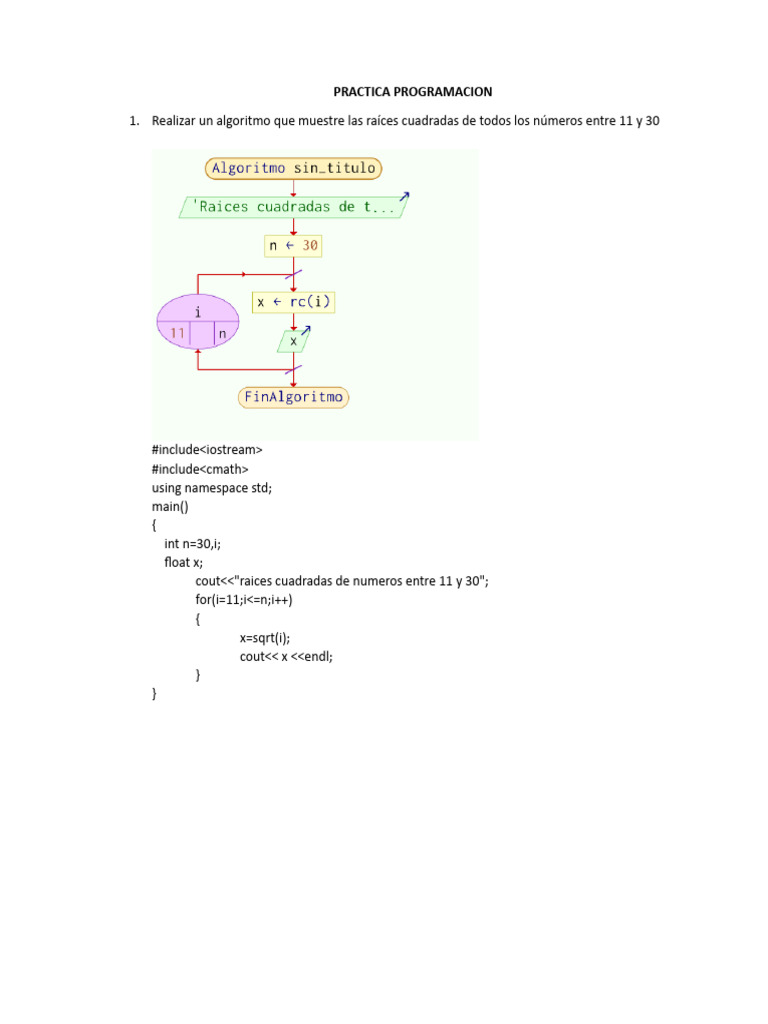 Practica Programacion | PDF | Programación de computadoras | Ingeniería de software
