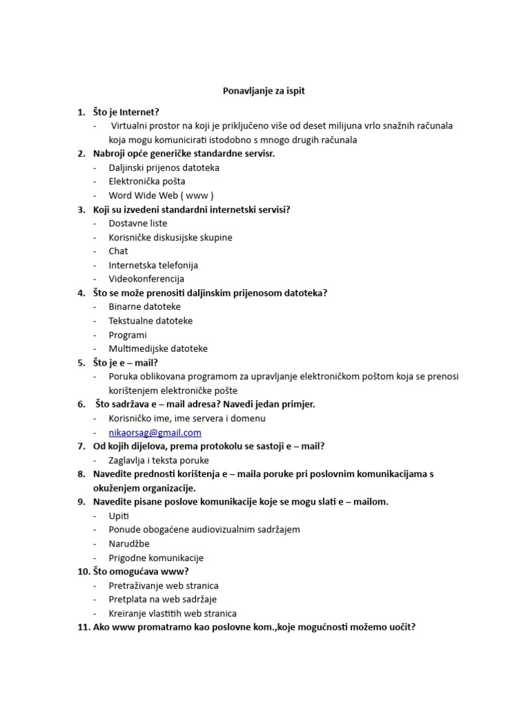 Poslovne Komunikacije | PDF