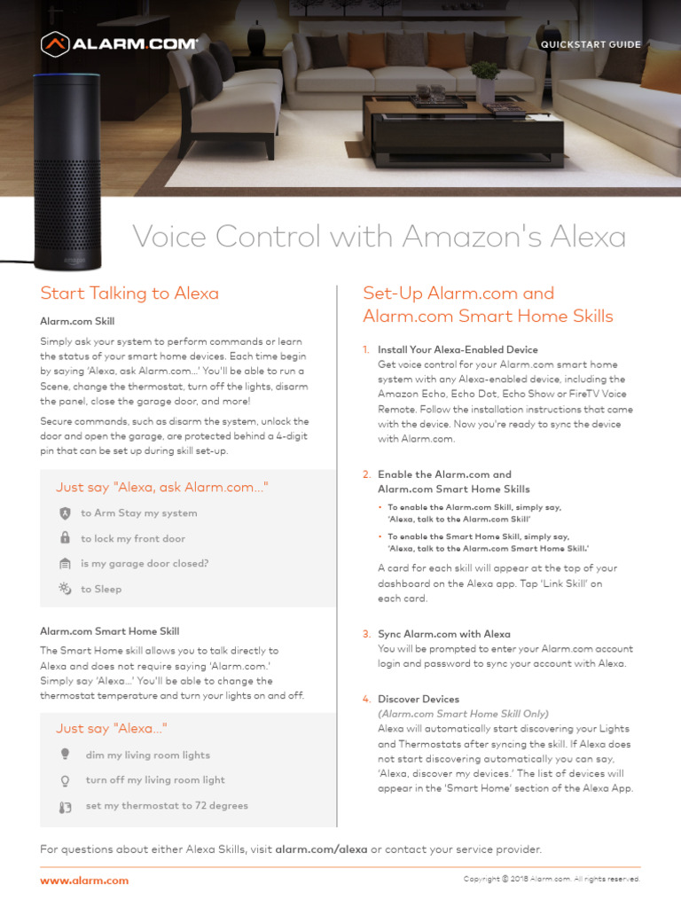 Amazon Alexa Quickstart Guide | PDF | Amazon Echo | Software