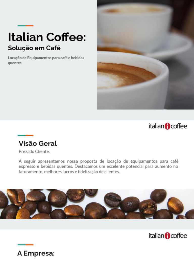 Locação de Equipamentos para Café | PDF | Café | Setor privado
