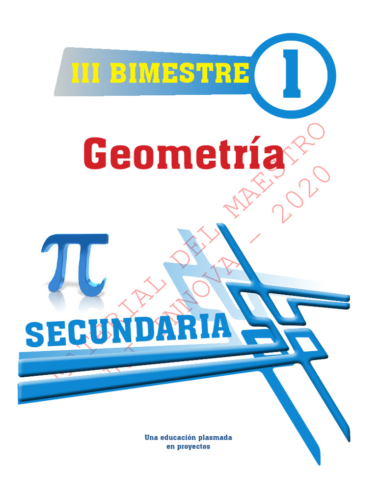 Geom 1 Sec | PDF | Triángulo | Geometría del plano euclidiano