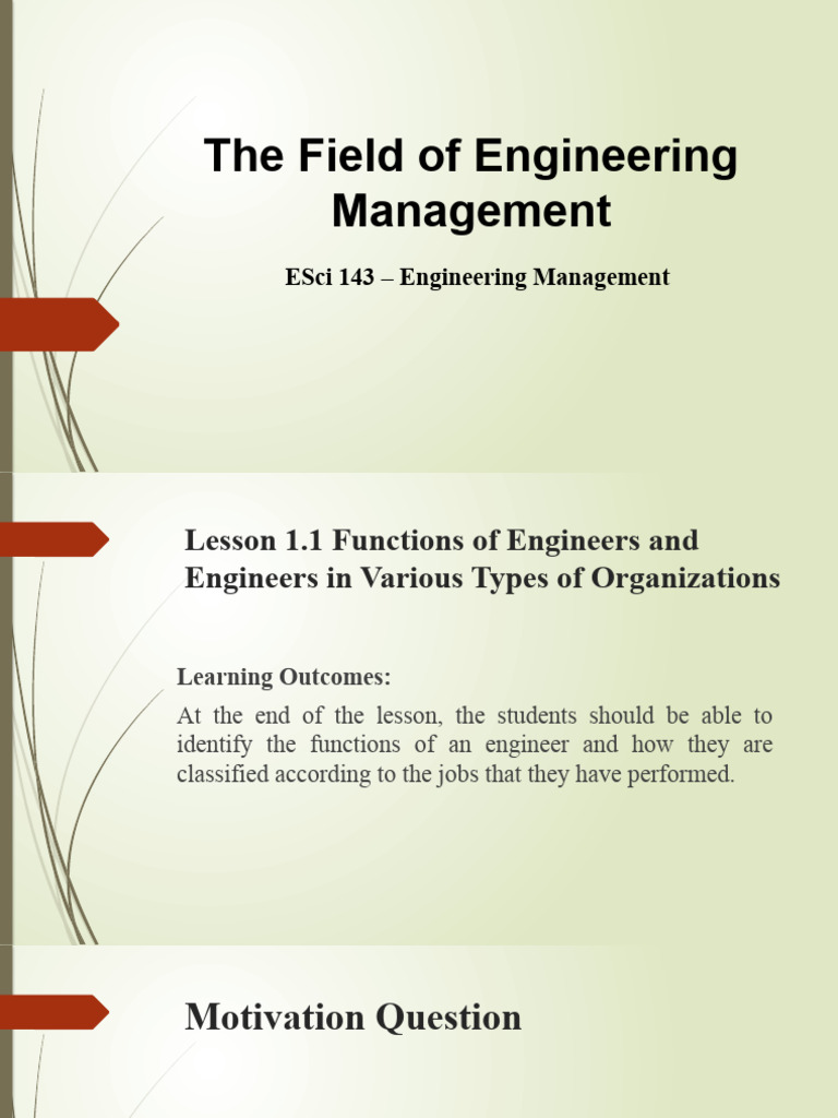 Module 1 | PDF | Engineering | Engineer