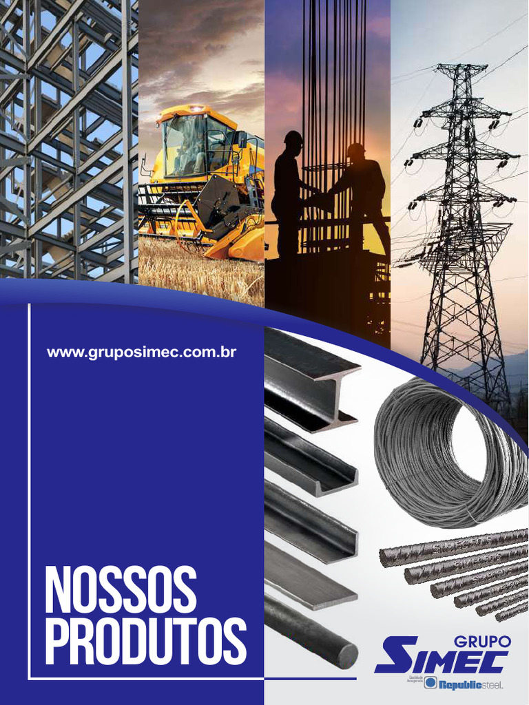 SIMEC - Catalogo 2023 - RevJ - SITE - Compressed | PDF | Aço | Metais