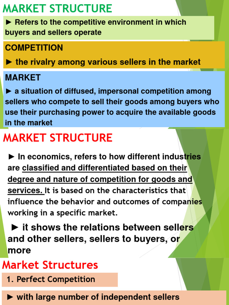 Market Structure For Learners | PDF | Profit (Economics) | Monopoly
