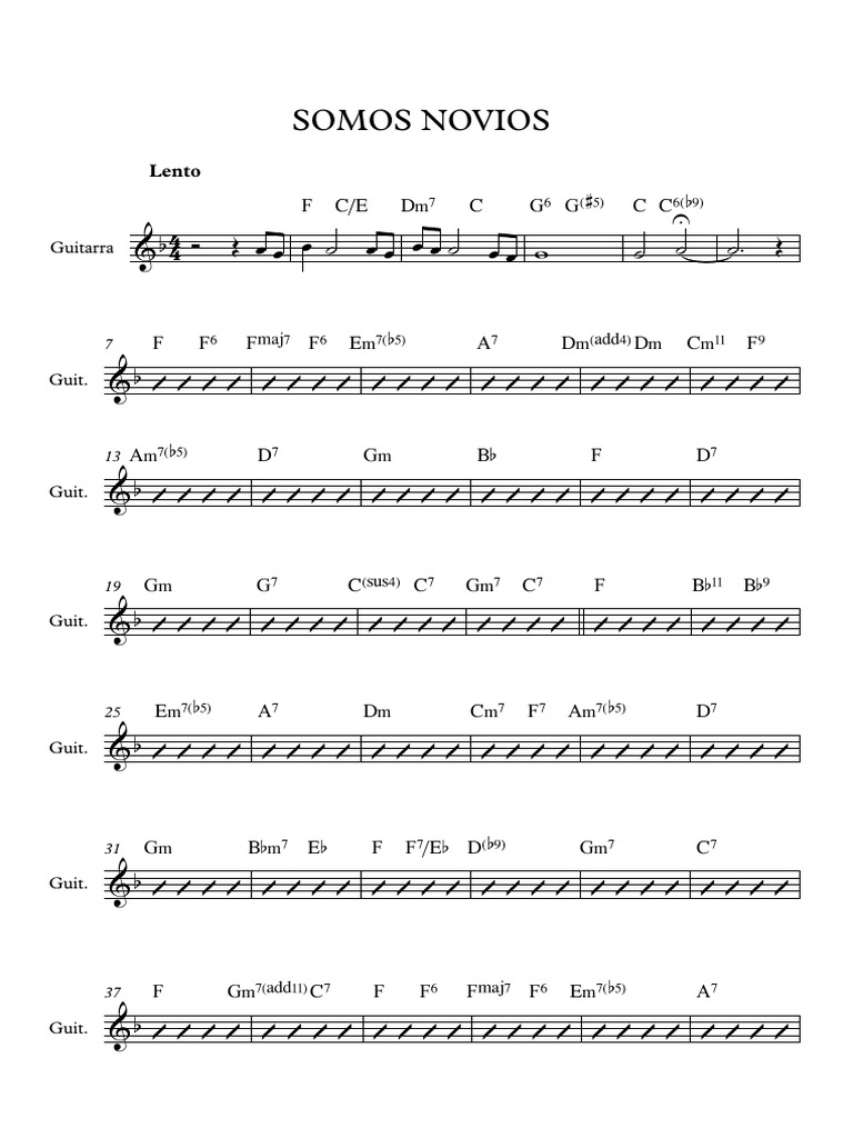 SOMOS NOVIOS - Andrea Bocelli | PDF