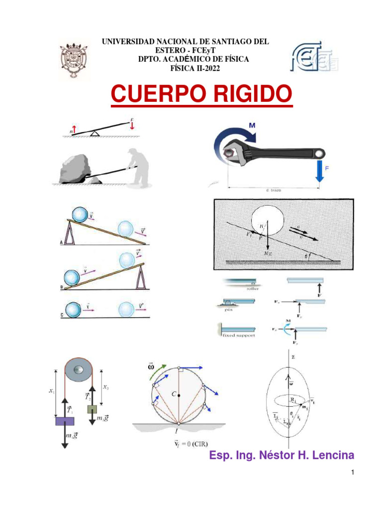 Cuerpo Rigido | PDF | Rotación | Momento angular