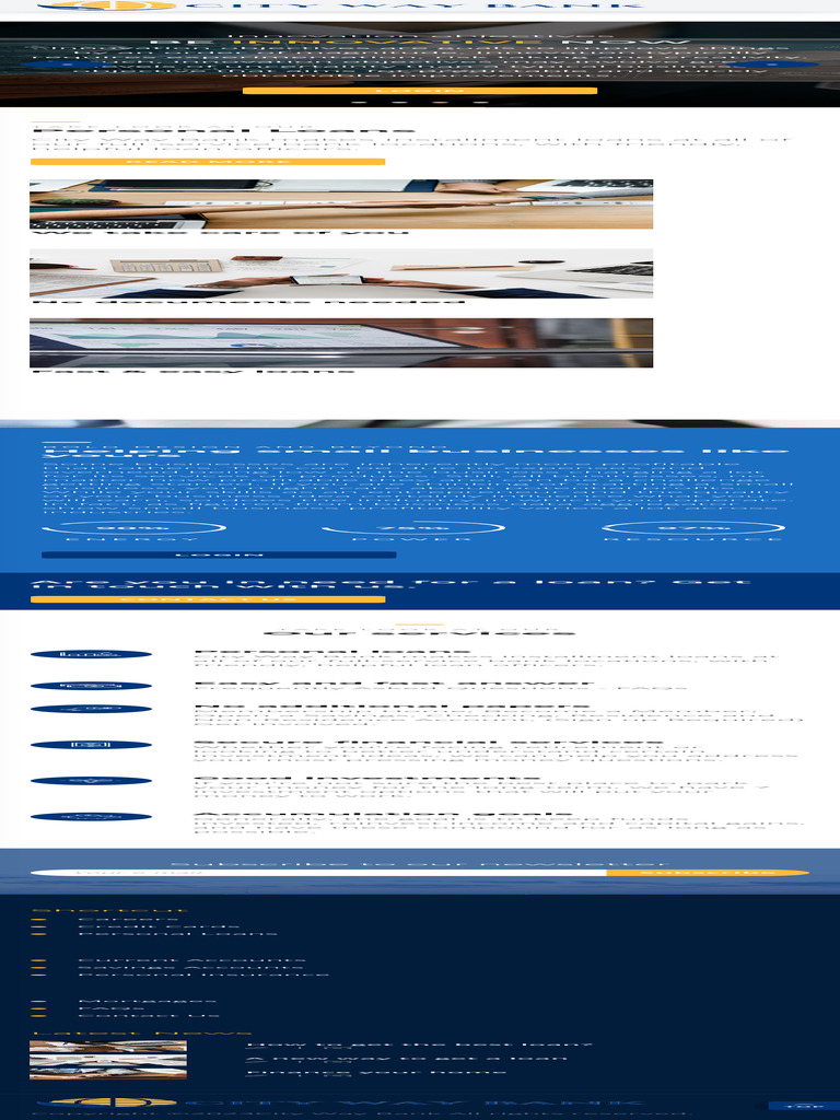 Welcome - City Way Bank - Homepage | PDF | Transaction Account | Investing