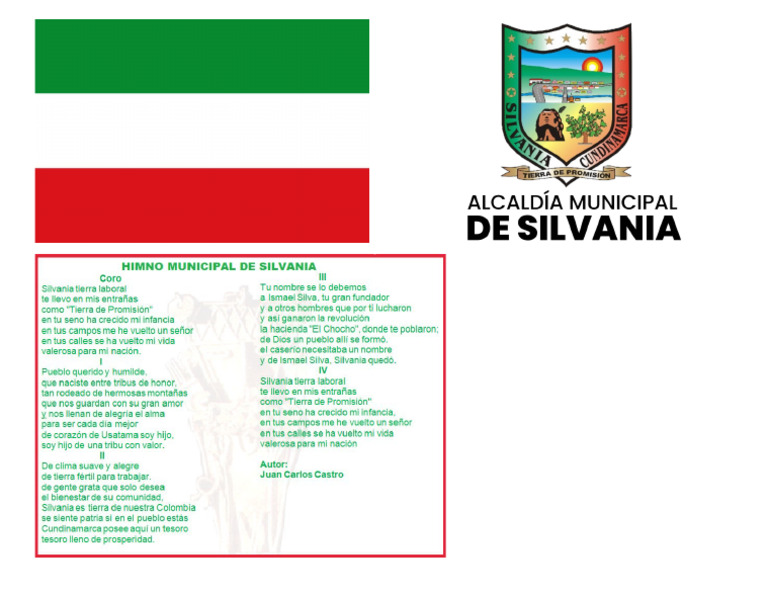 Simbolos Patrios de Silvania | PDF