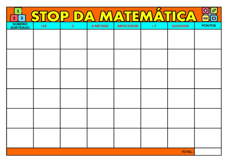 Stop Da Matemática 2 Ano | PDF