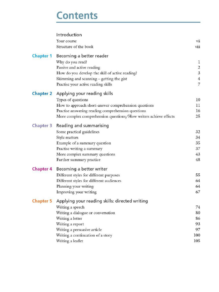 English-Revision Reading & Writing Book 1 | PDF