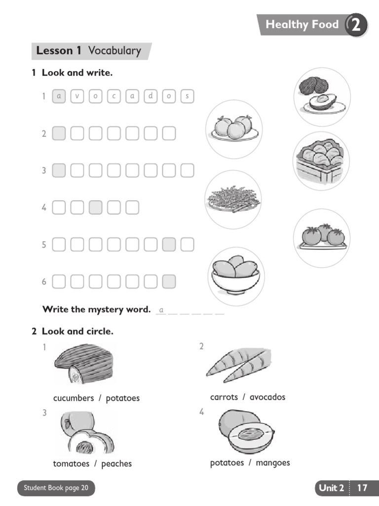 Share It Workbook Level 3 Unit 2 | PDF | Eating Behaviors Of Humans ...