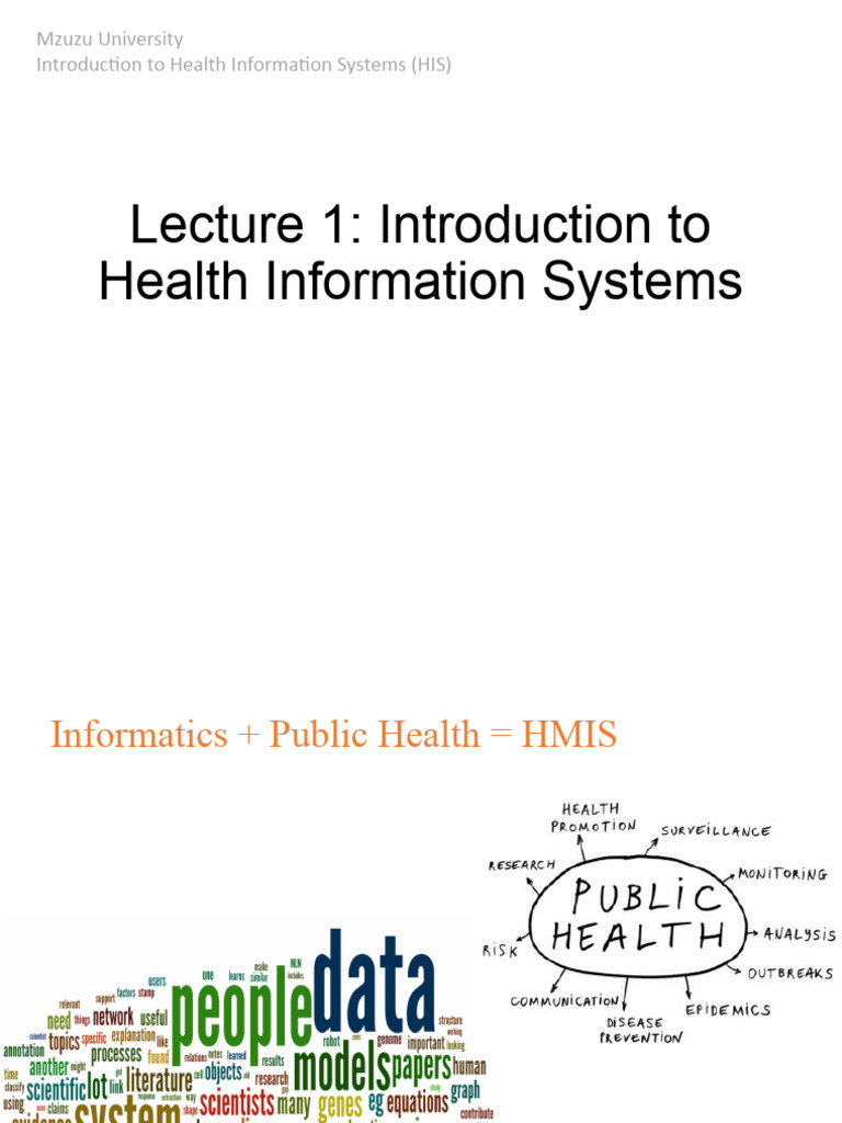 Overview of Health Information Systems | PDF | Health Informatics ...