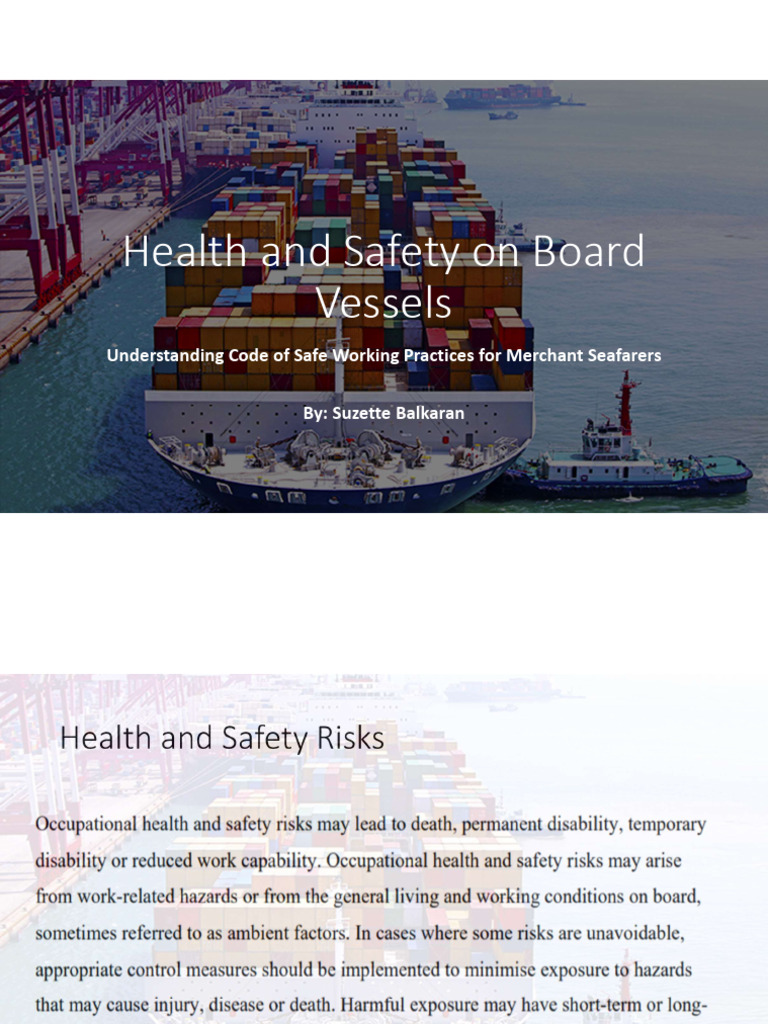 Safe Practices for Merchant Seafarers | PDF | Business