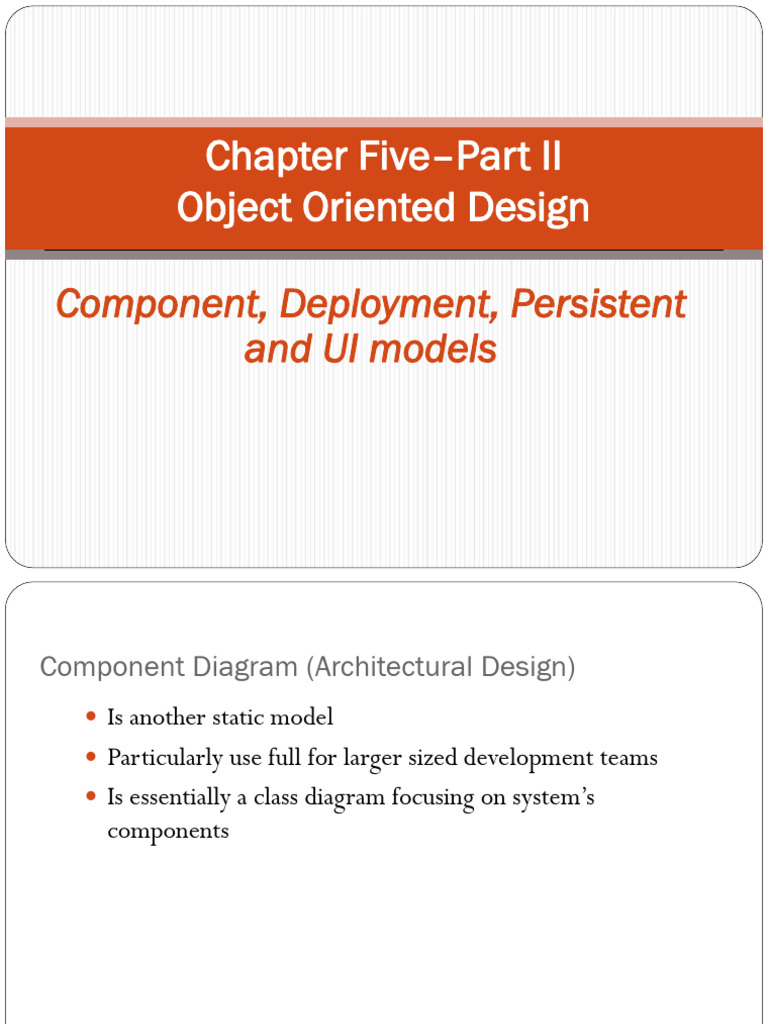 Object Oriented SAD-Chapt 5 Part II | PDF | Component Based Software ... Object Oriented SAD-Chapt 5 Part II | PDF | Component Based Software ...