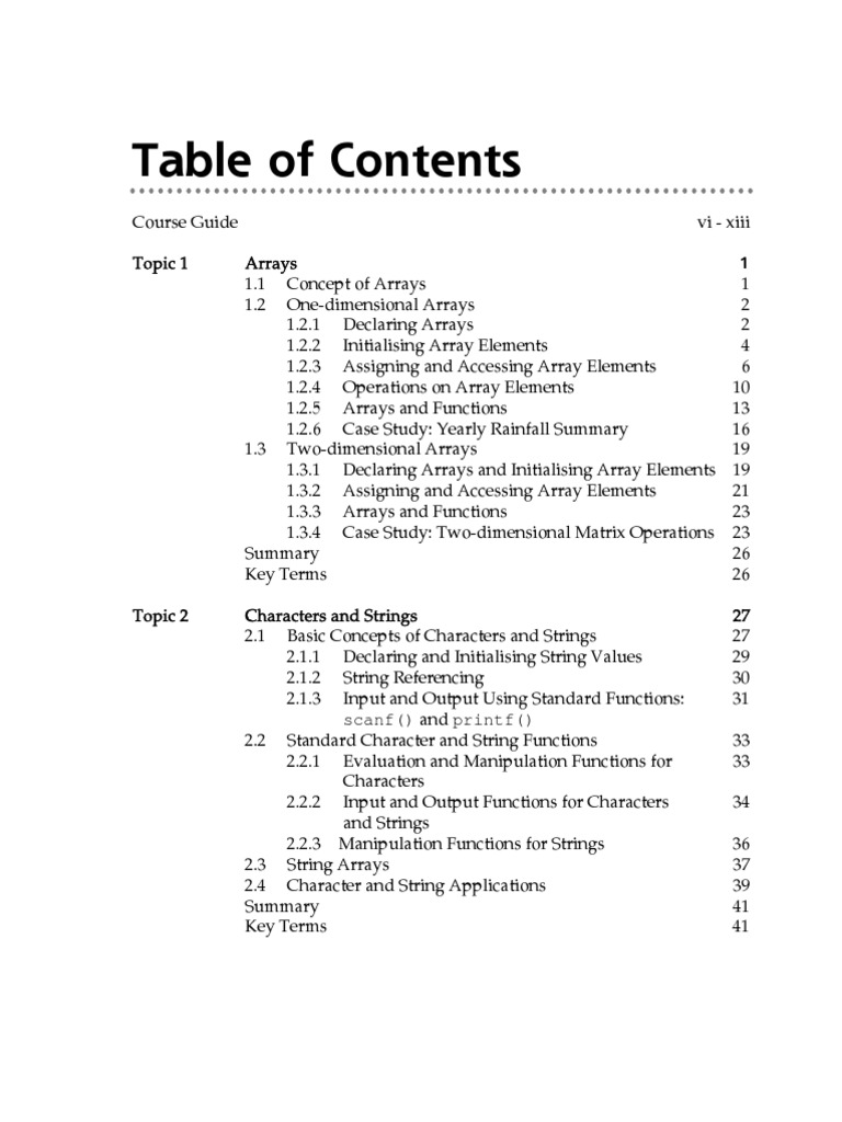 Data Structure Pdf Array Data Structure String Computer Science