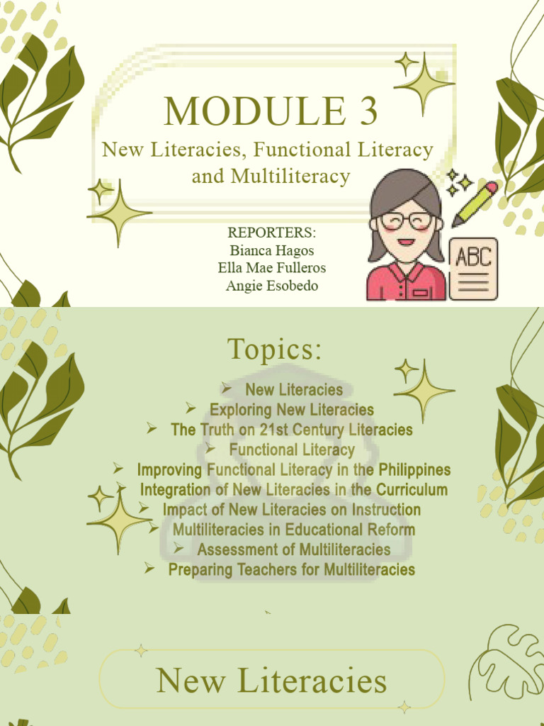 Green Aesthetic Thesis Defense Presentation | PDF | Literacy | Behavior Modification