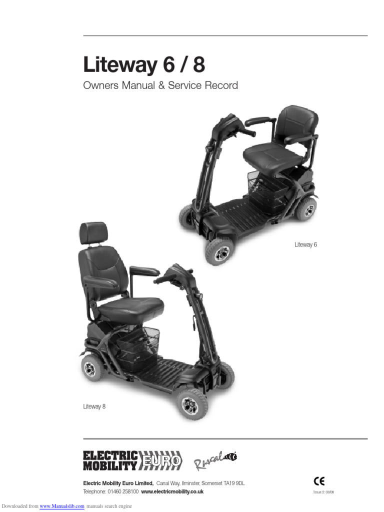 Rascal Liteway 6 8 Manual | PDF | Battery Charger | Vehicles