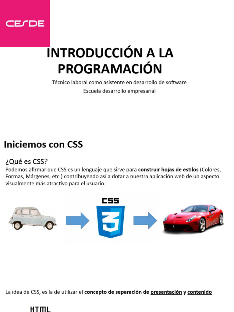 Introducción A CSS | PDF | HTML | Hipertexto