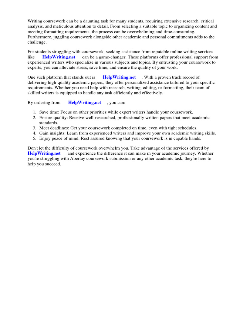 Abertay Coursework Submission | PDF | Information | Postgraduate Education