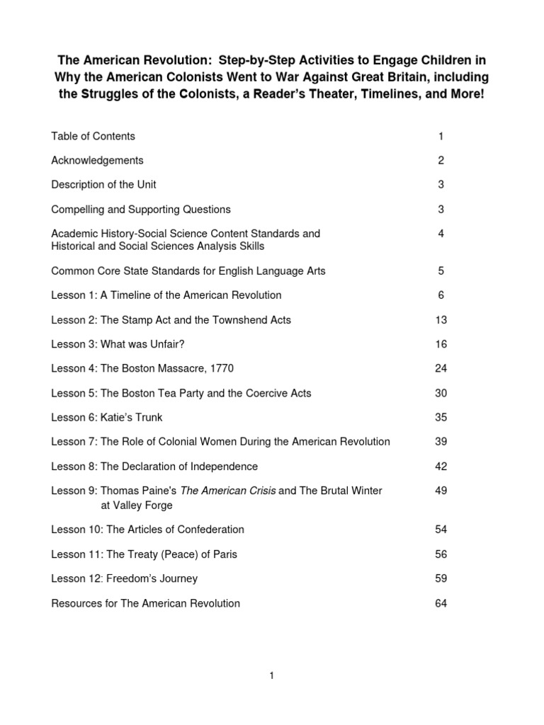 American Revolution | PDF | Continental Congress | American Revolution
