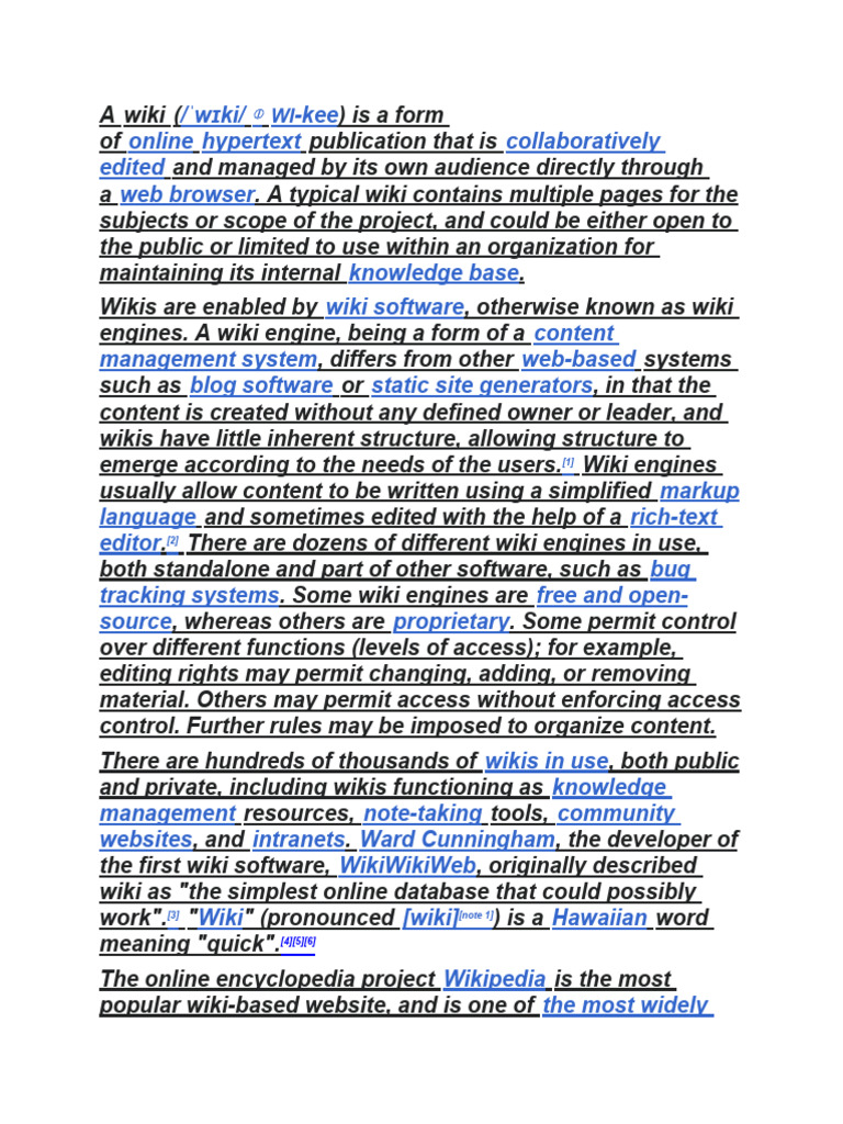 Understanding Wikis: Collaborative Online Tools | PDF | Computers | Technology & Engineering