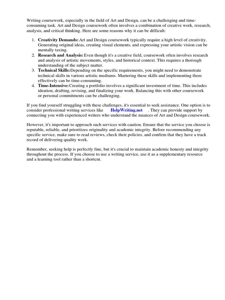 Art and Design Coursework Portfolio | PDF | Drawing