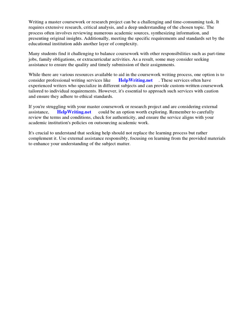 Master Coursework Atau Research | PDF | Thesis