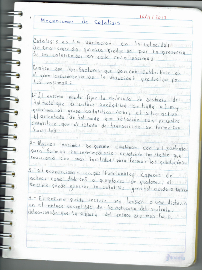 Mecanismos de Catalisis | PDF