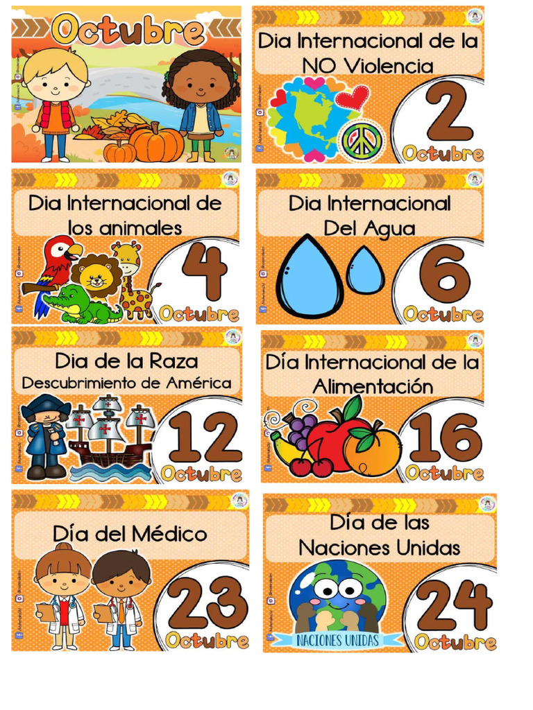 Efemerides de Octubre | PDF