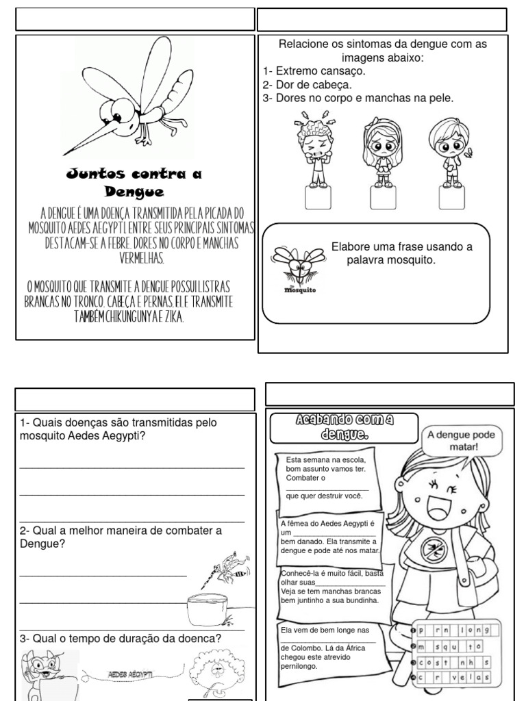 Livrinho Da Dengue PDF | PDF | Aedes aegypti | Mosquito