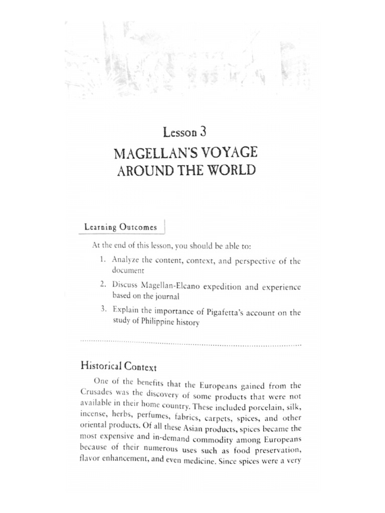 Magellan - S Voyage Around The World (PART 1) | PDF