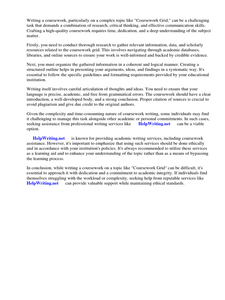 Coursework Grid | PDF | Critical Thinking | Computing