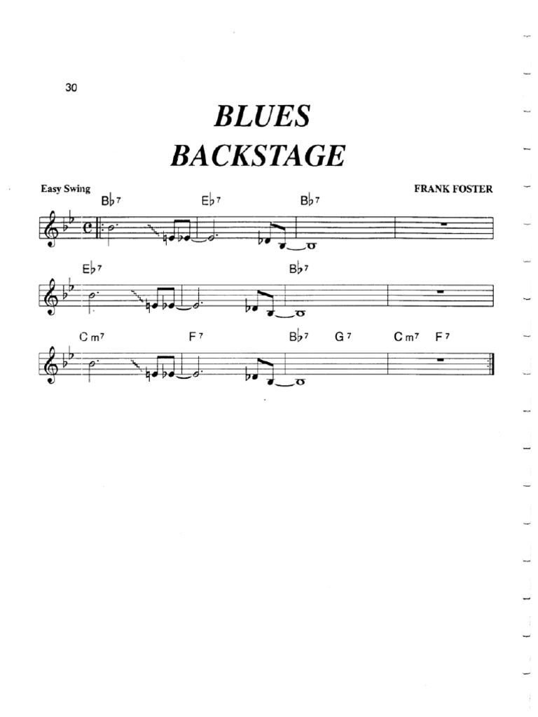 Blues Backstage | PDF