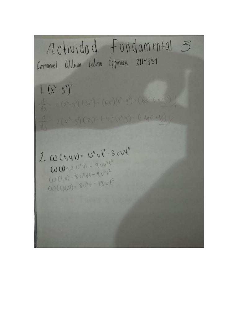 Act Fundamental 3 Mate 1 | PDF