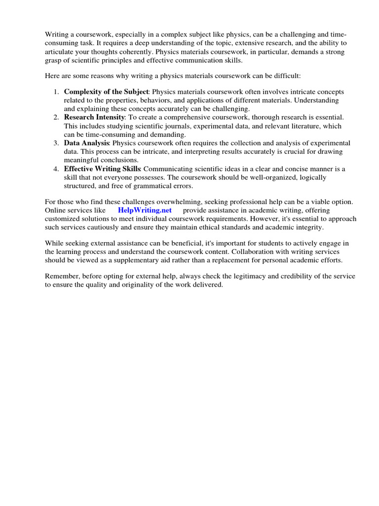 Physics Materials Coursework Ideas | PDF | Magnetohydrodynamics | Physics