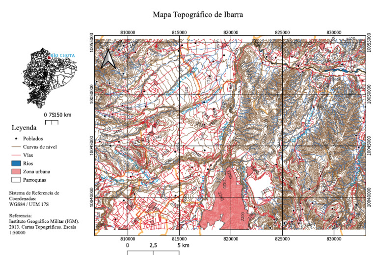 Mapa Topografico Ibarra AndresVasquez | PDF