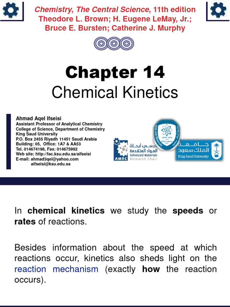Kinetics | PDF | Reaction Rate | Chemical Kinetics