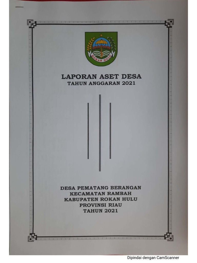 Laporan Aset Desa | PDF