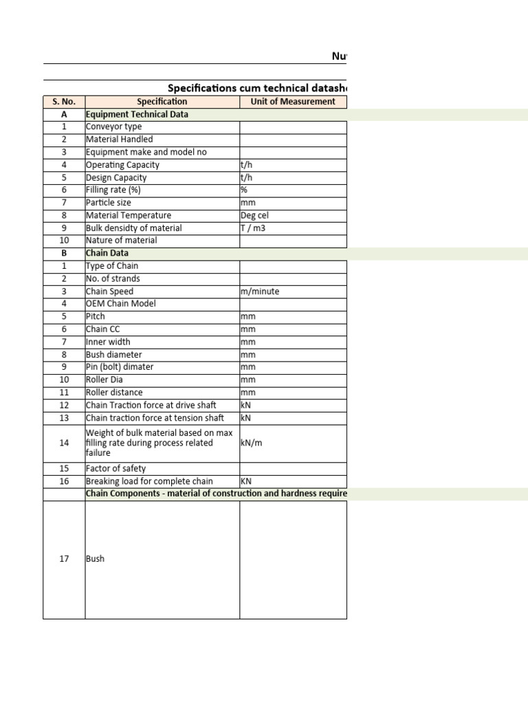 Vendor Chain Specifications Guide | PDF | Yield (Engineering ...