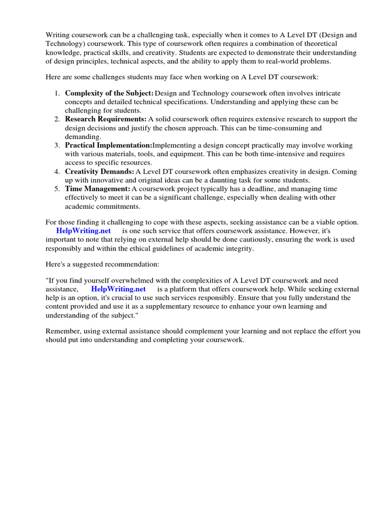 A Level DT Coursework Help | PDF | Creativity